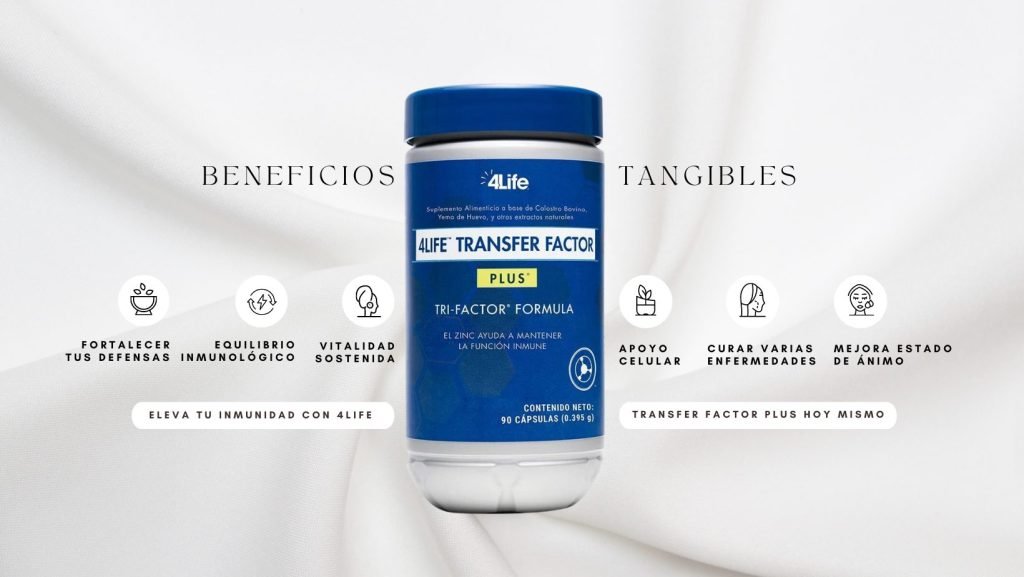 4Life Transfer Factor Plus 🌟 Refuerza Sistema Inmunológico 💪